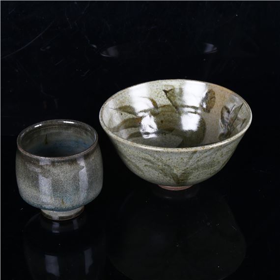 Alan Ward | studio pottery bowl and a studio pottery yunomi/tea | MutualArt