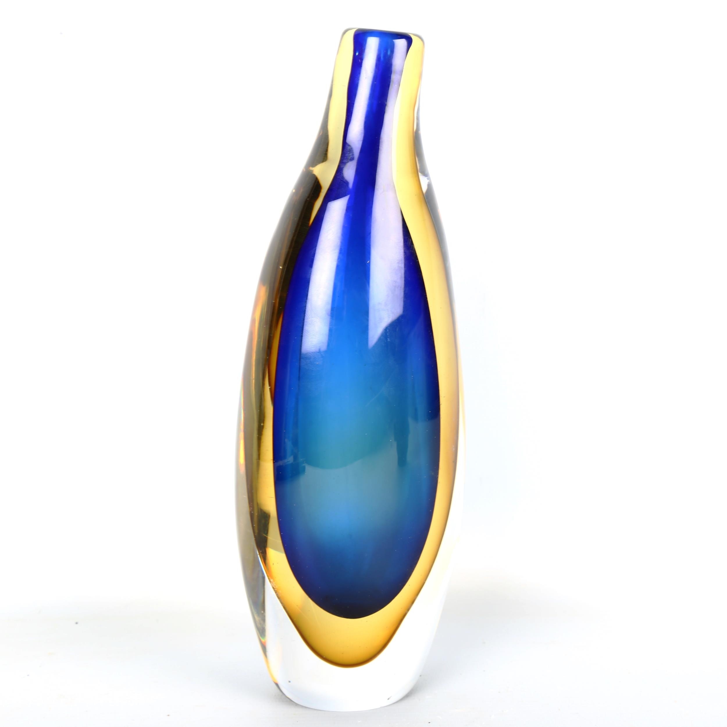 Ernest Gordon | a double sommerso glass vase | MutualArt