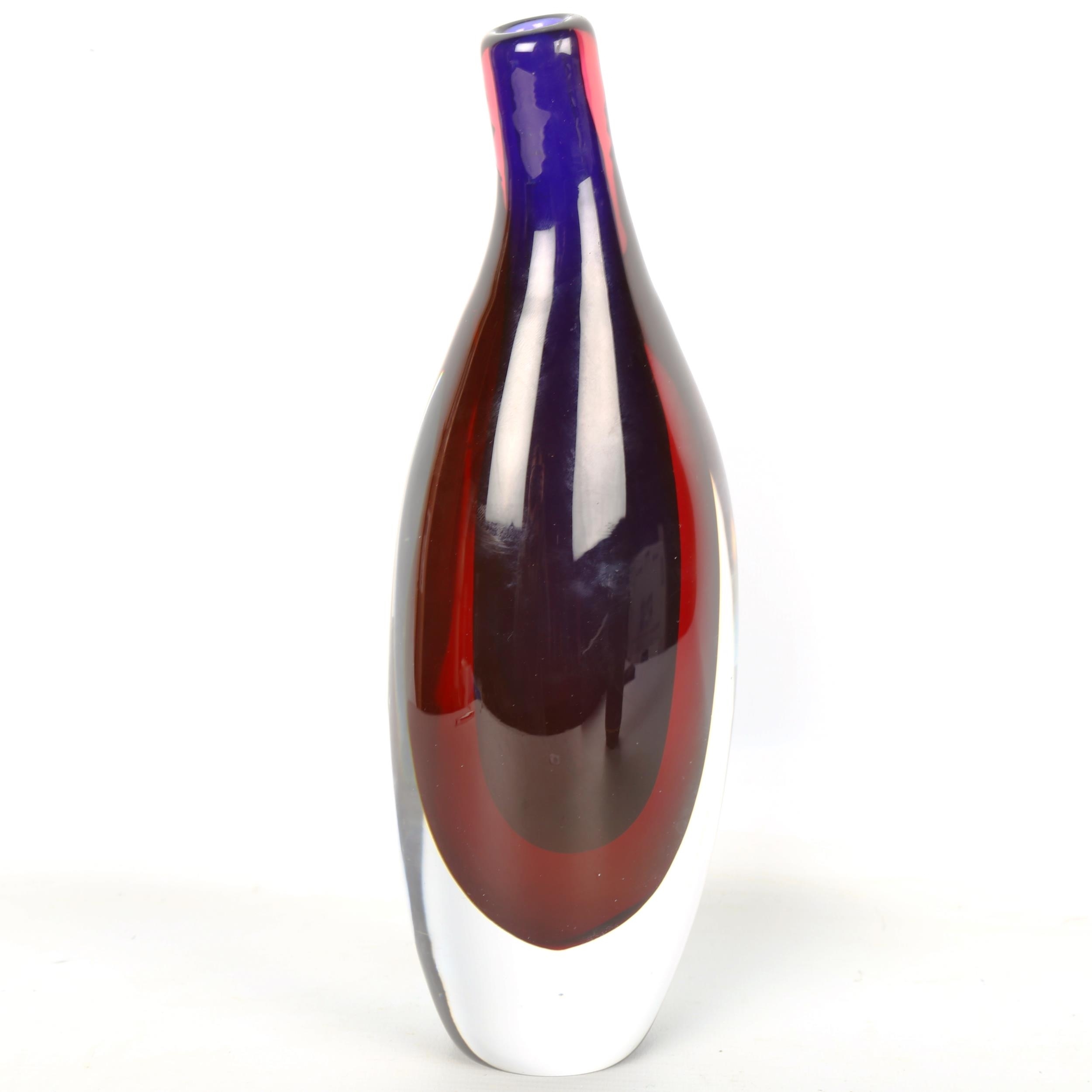 Ernest Gordon | a double sommerso glass vase | MutualArt