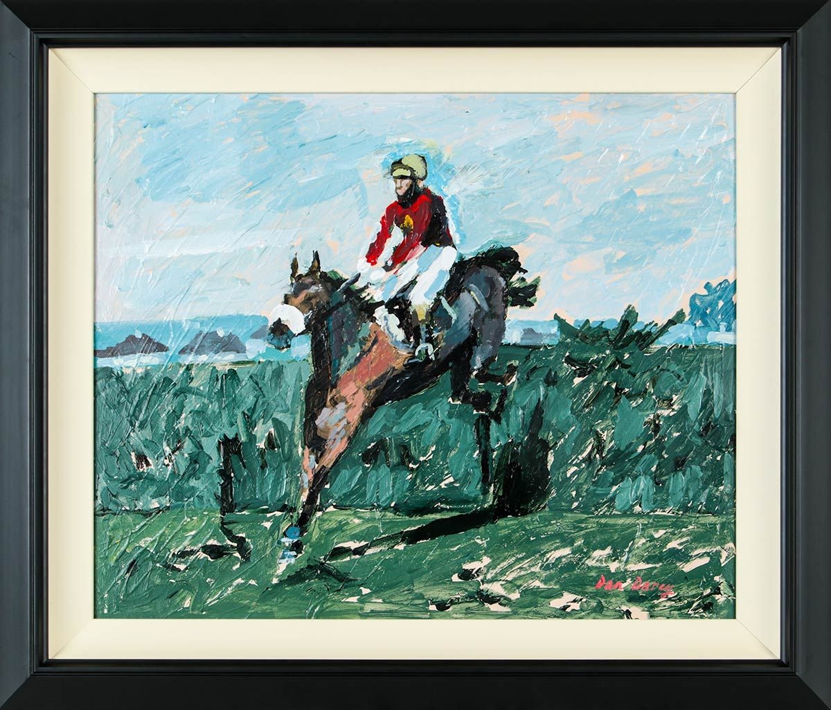 Dan Darcy | TOMMY STACK RIDING RED RUM | MutualArt