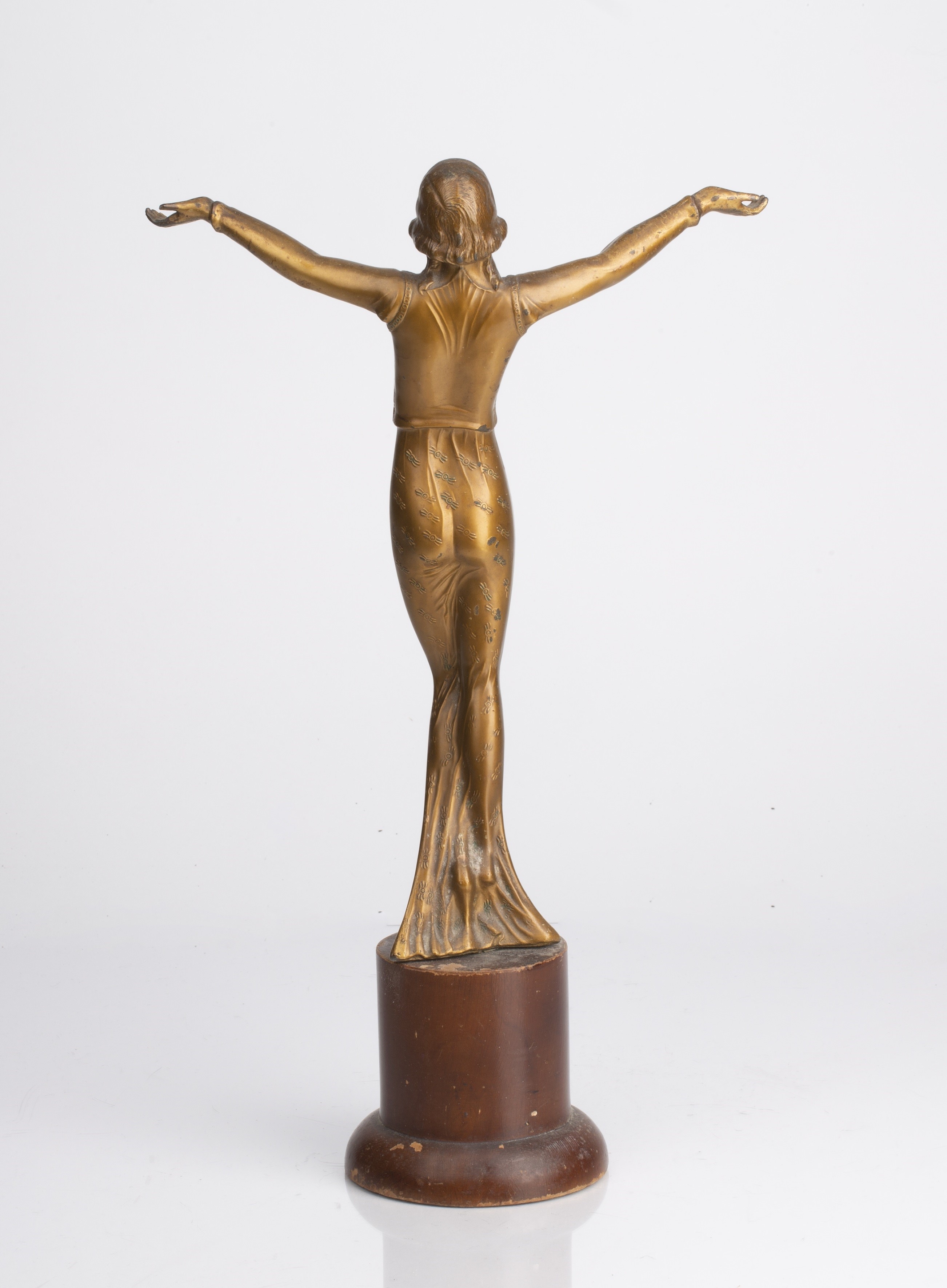 Johann Philipp Ferdinand Preiss | Art Deco style gilt painted metal ...