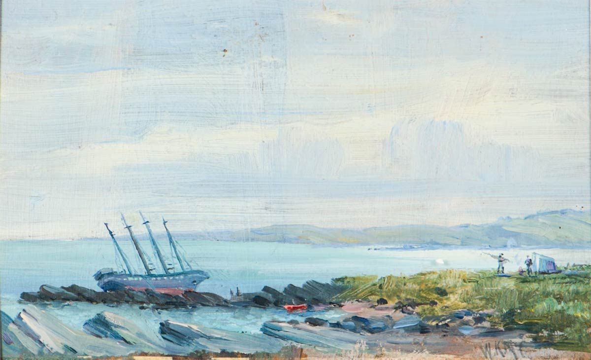 William Kenneth McCaughan | CARGO VESSEL RUTH II AGROUND AT THE COMMONS ...