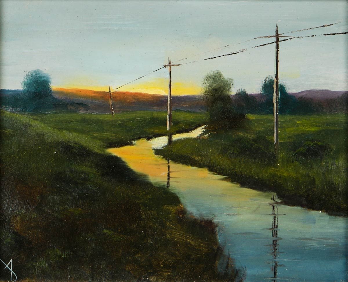 Alan Dickson | THE MEANDERING LAGAN | MutualArt