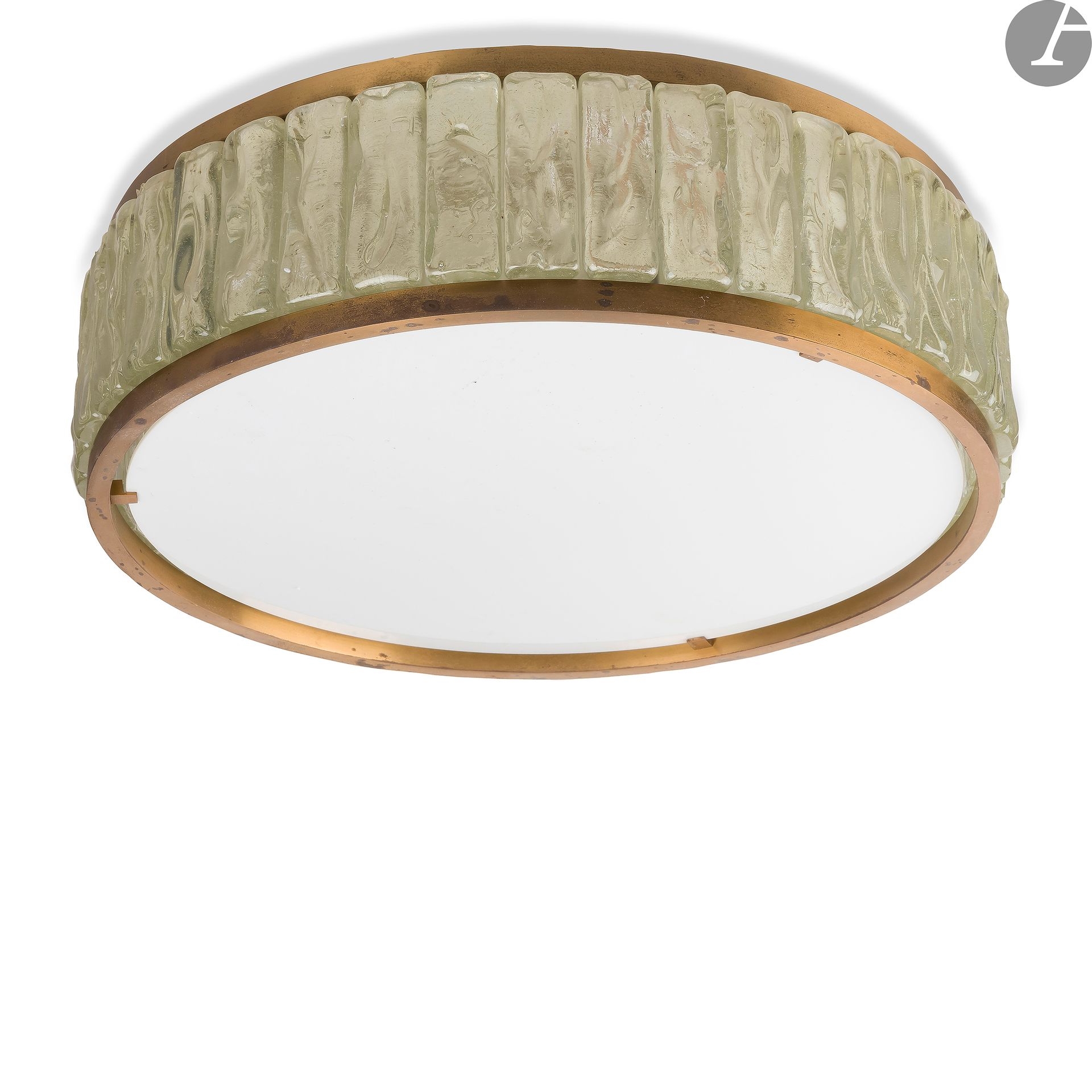 Jean Perzel | Circular ceiling lamp | MutualArt