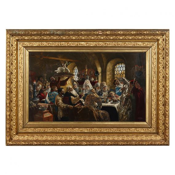 Konstantin Egorovich Makovsky | Boyar's Wedding Feast (1885) | MutualArt