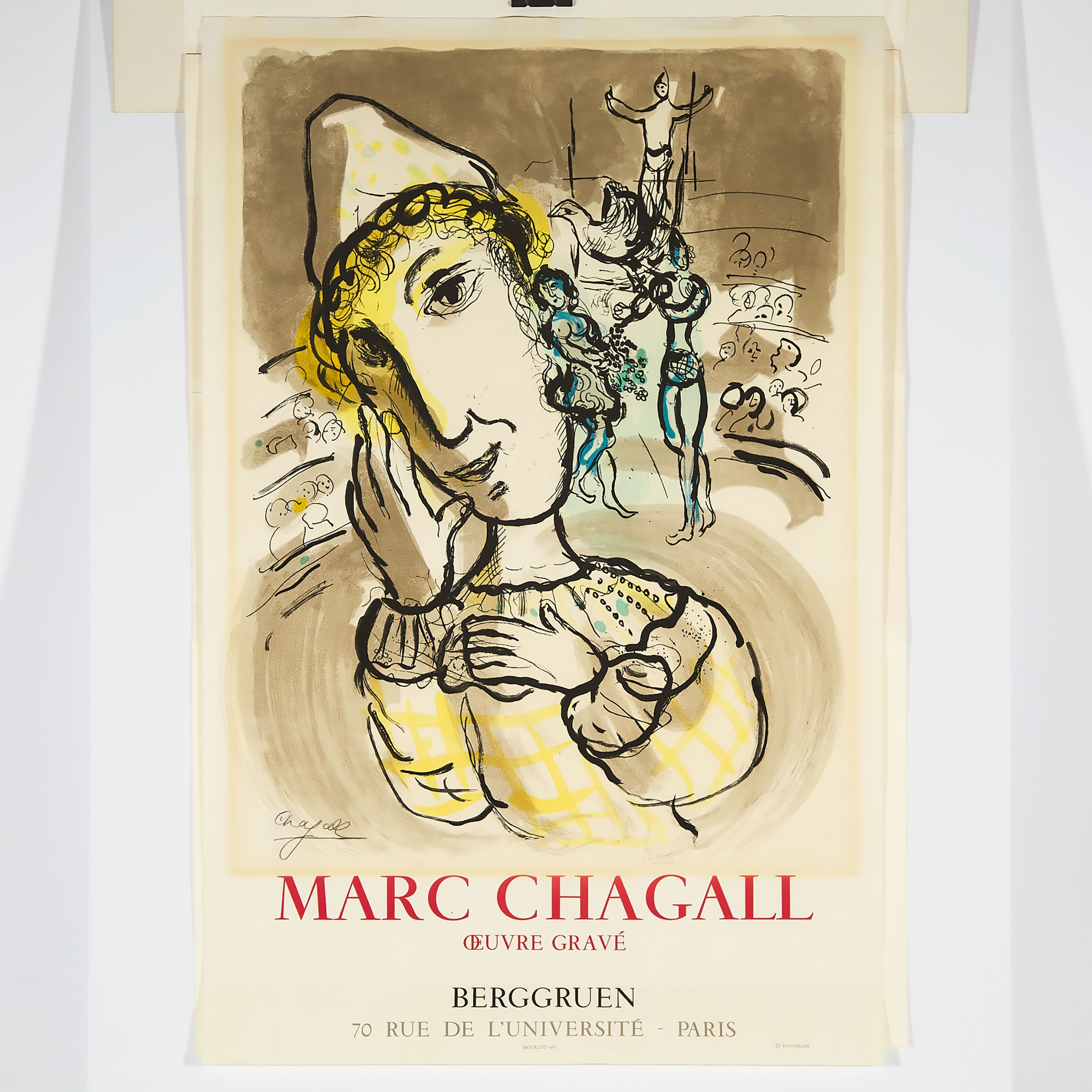 Marc Chagall | MARC CHAGALL - OEUVRE GRAVÉ, BERGGRUEN, PARIS, 1967 (LE ...