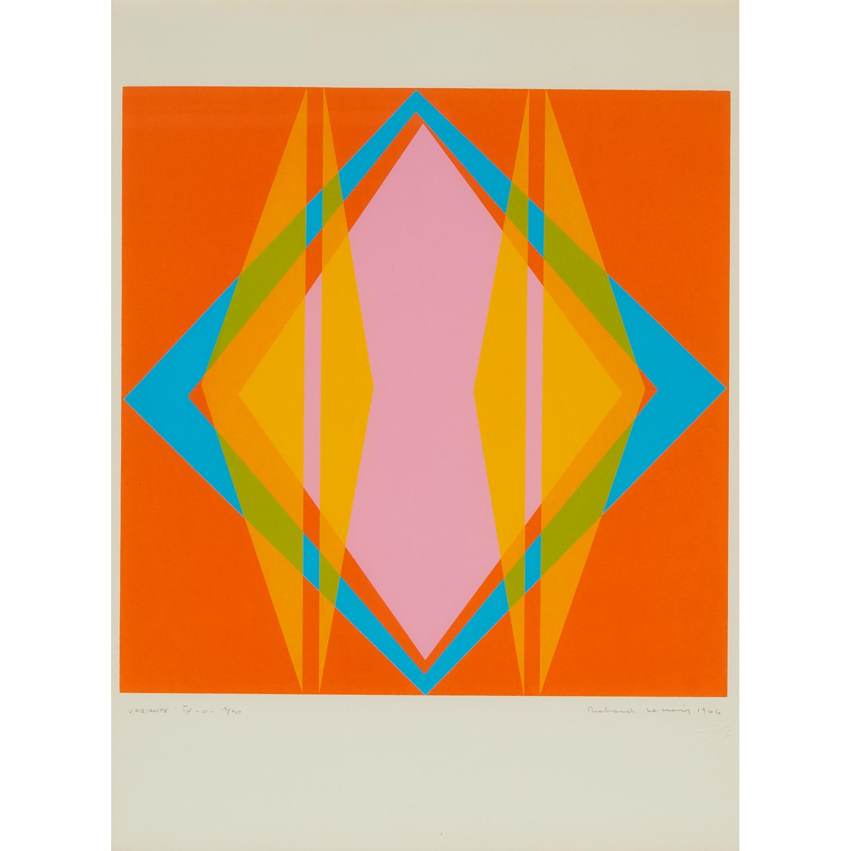 Richard Lacroix | VARIANTE IV - 0, 1966 (1966) | MutualArt
