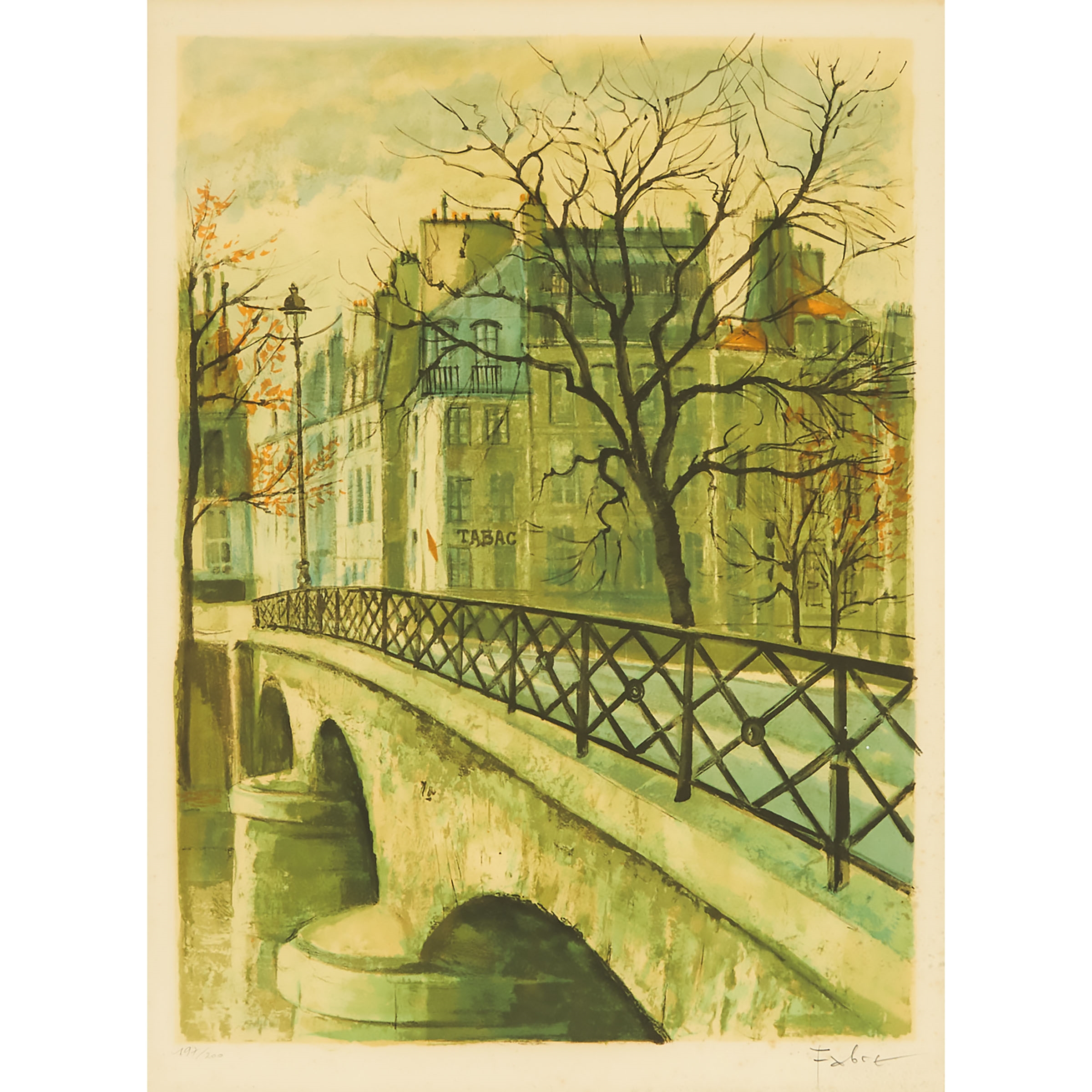 Gilles Fabre | PONT DE L'ARCHEVÊCHÉ, 1971 (1972) | MutualArt