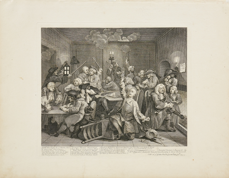 William Hogarth | The Four Times of Day : Morning/Noon/Night/Evening ...