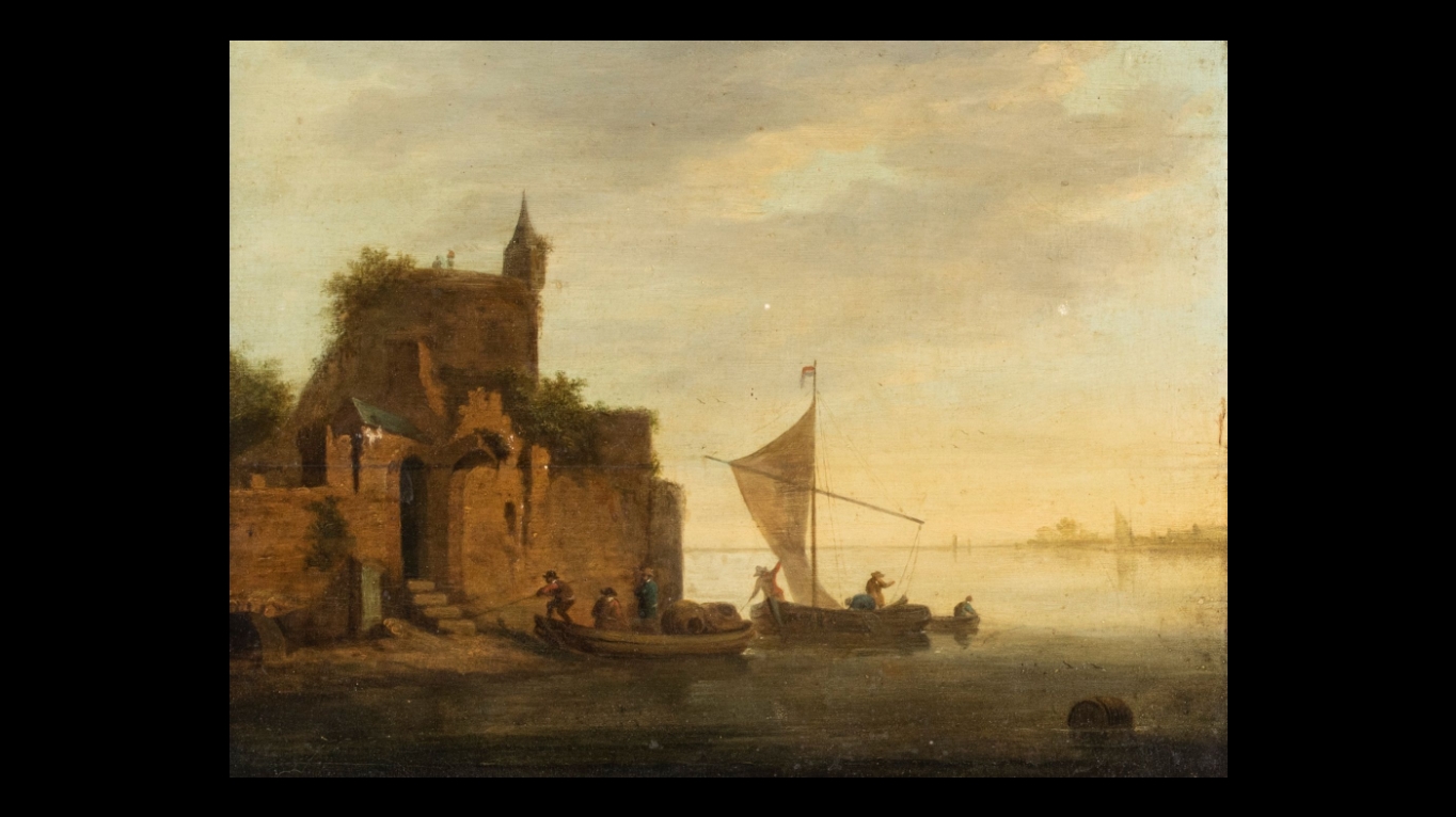 Dutch School, 17th Century | Barque accostant | MutualArt