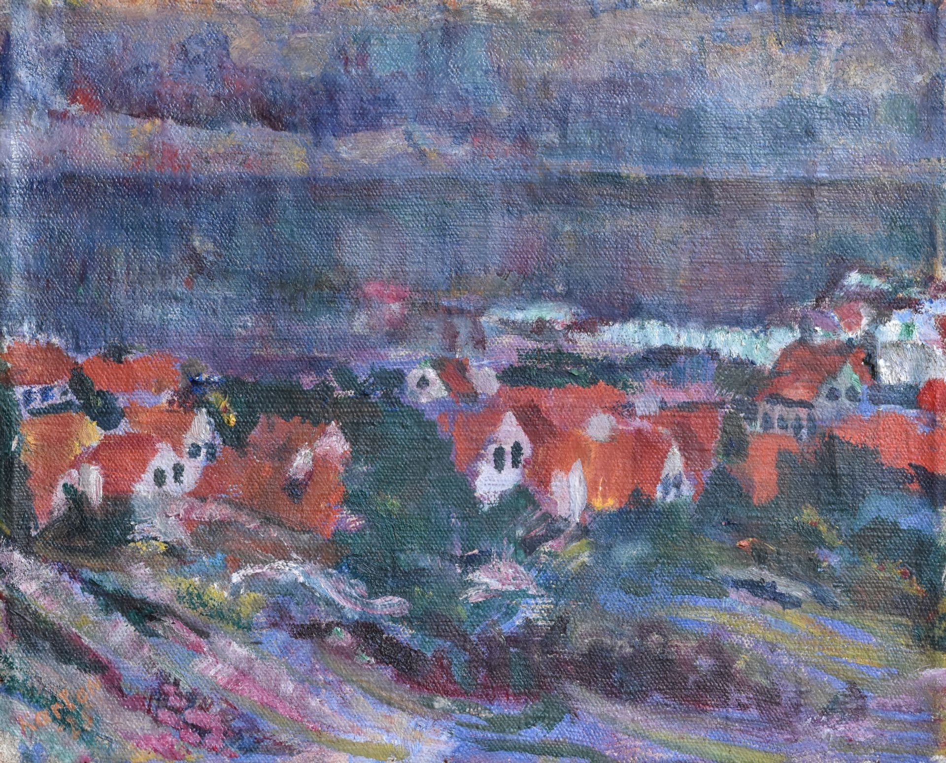 Ludvig Peter Karsten | The Red Roofs (1925) | MutualArt