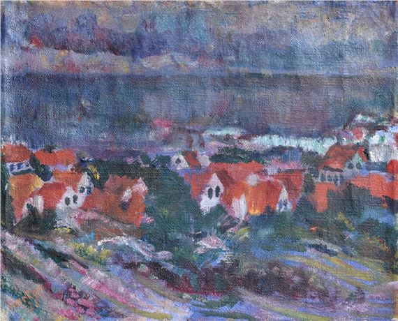 Ludvig Peter Karsten | The Red Roofs (1925) | MutualArt