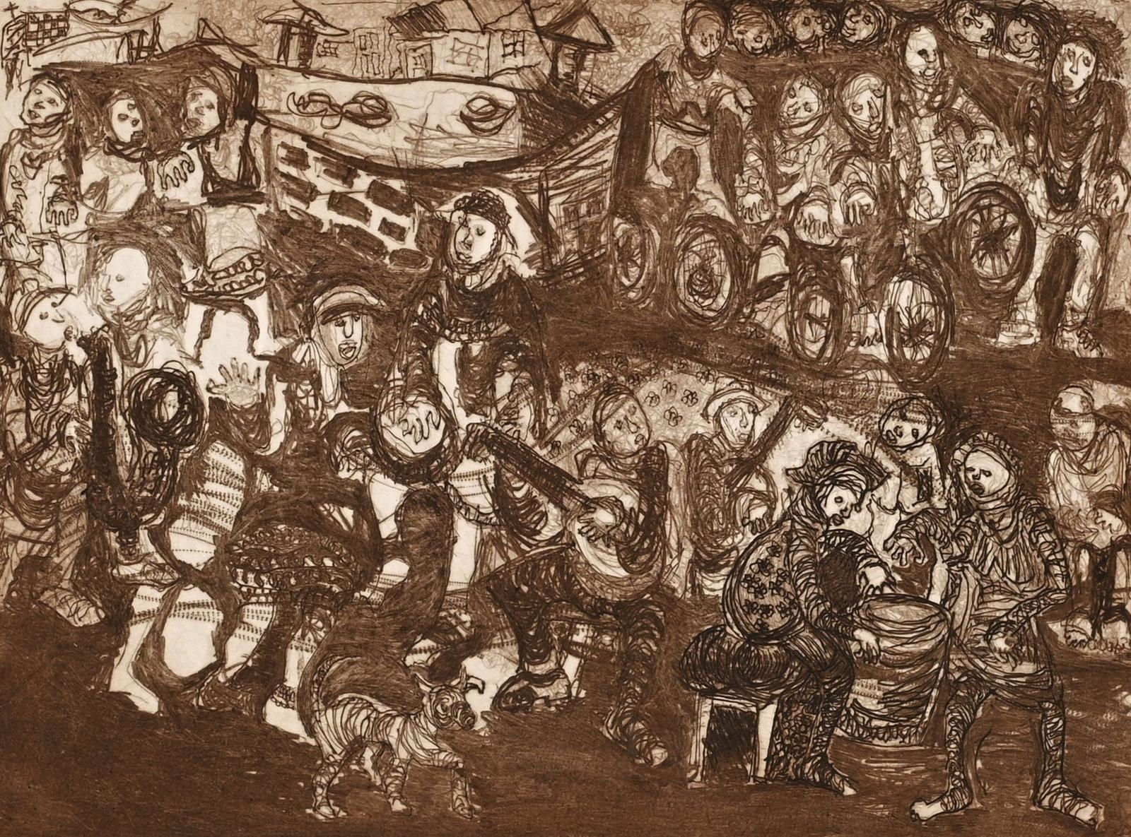 Eric Mbatha | Backyard Musicians, (1989) | MutualArt