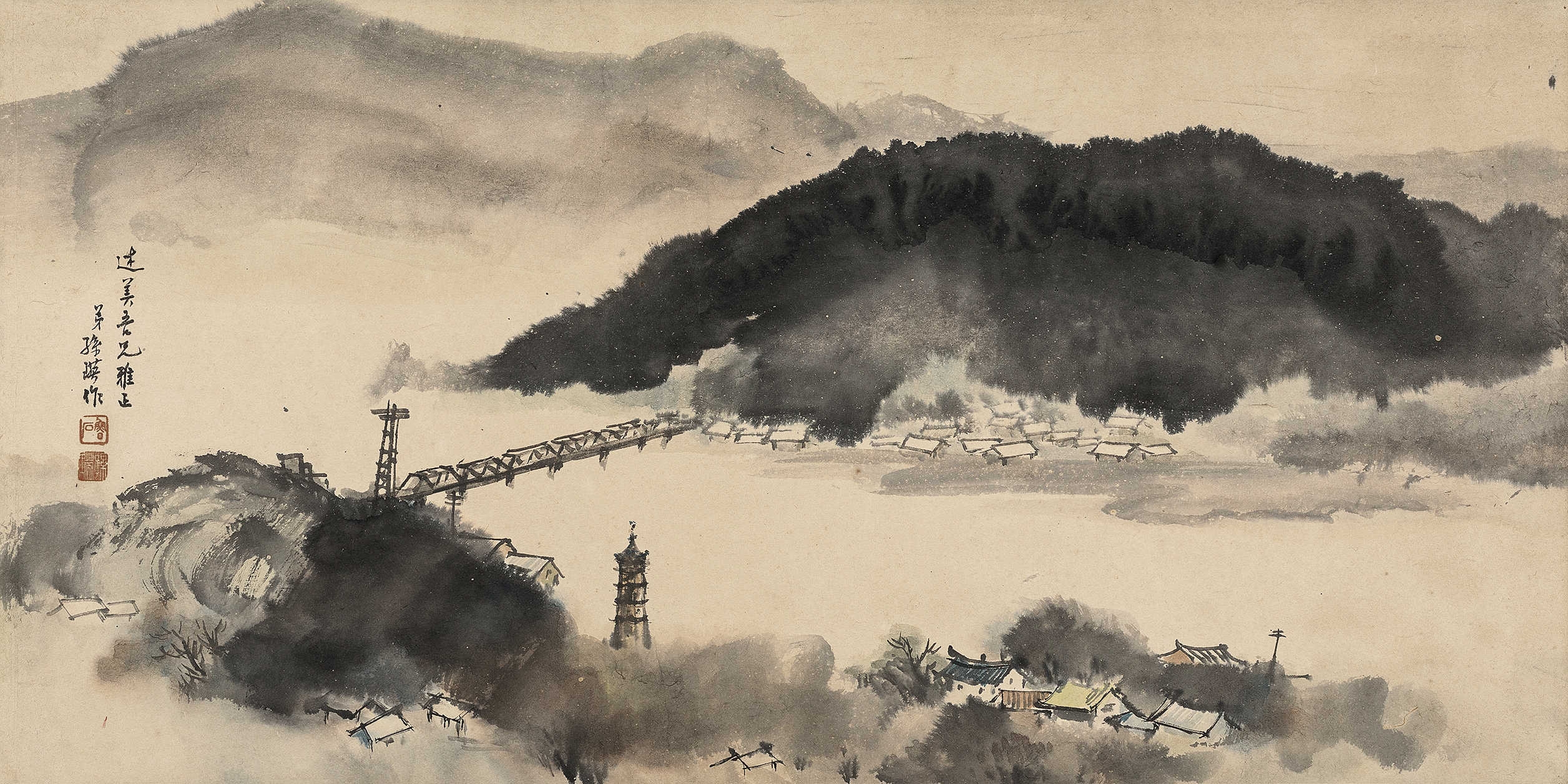 Sun Dashi | Xiongzhen Yangtze River map | MutualArt