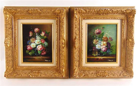 Terrence Alexander | Pair of still life's | MutualArt