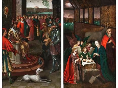 Marcellus Coffermans | THE BIRTH OF CHRIST; SAMUEL AS A JUDGE | MutualArt