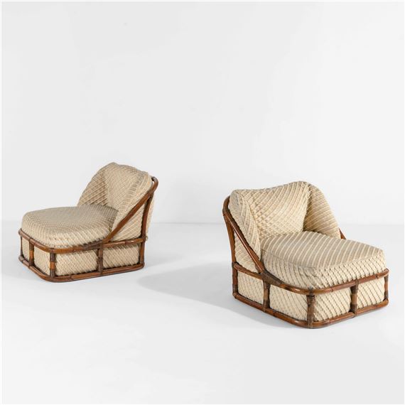 Gabriella Crespi | Coppia di poltrone mod. 698 (1970) | MutualArt