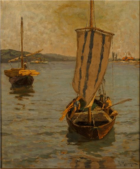 Julius Runge | Lädinen auf dem Bodensee | MutualArt