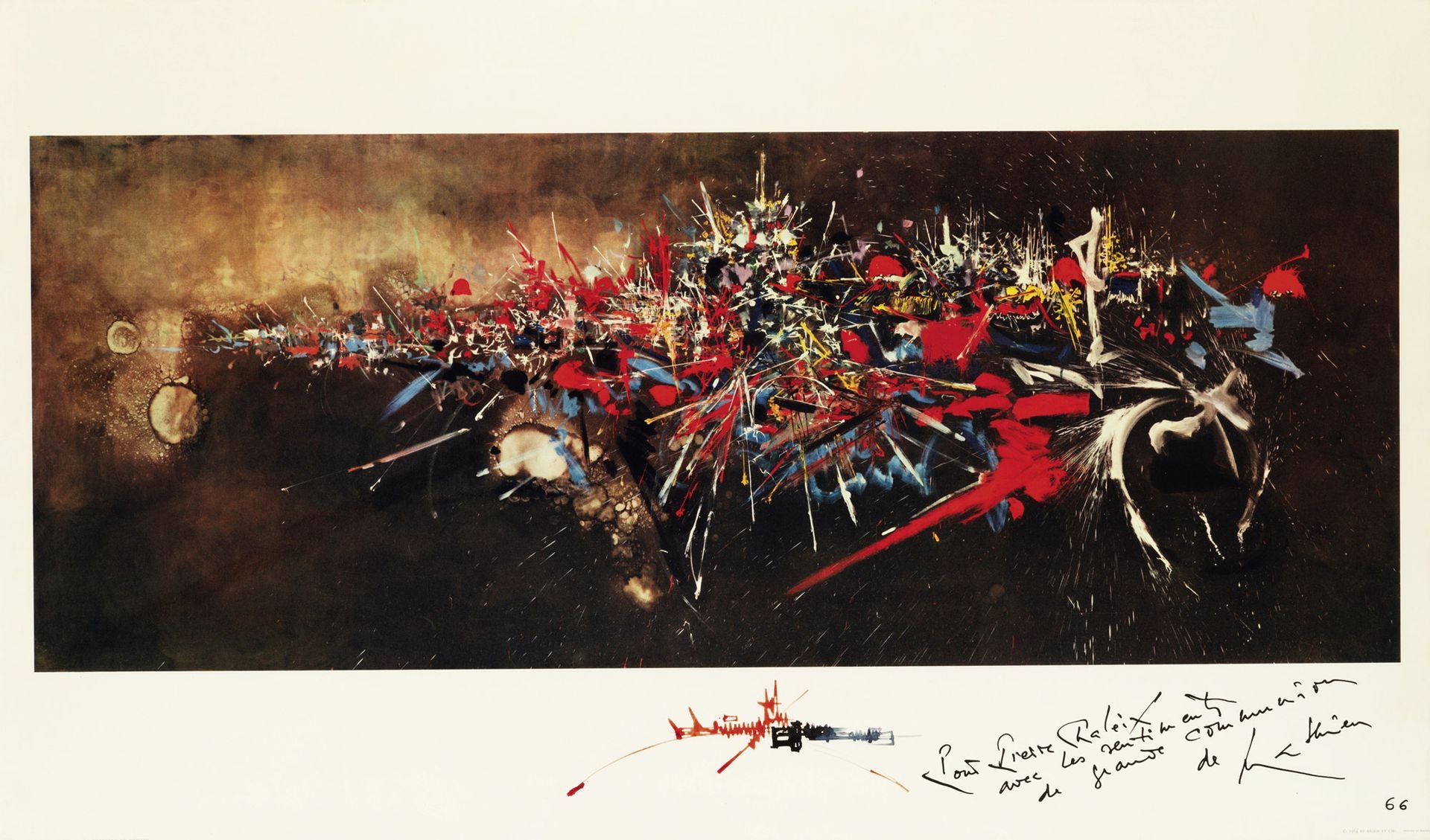 Georges Mathieu | LA VICTOIRE DE DENAIN (1964) | MutualArt