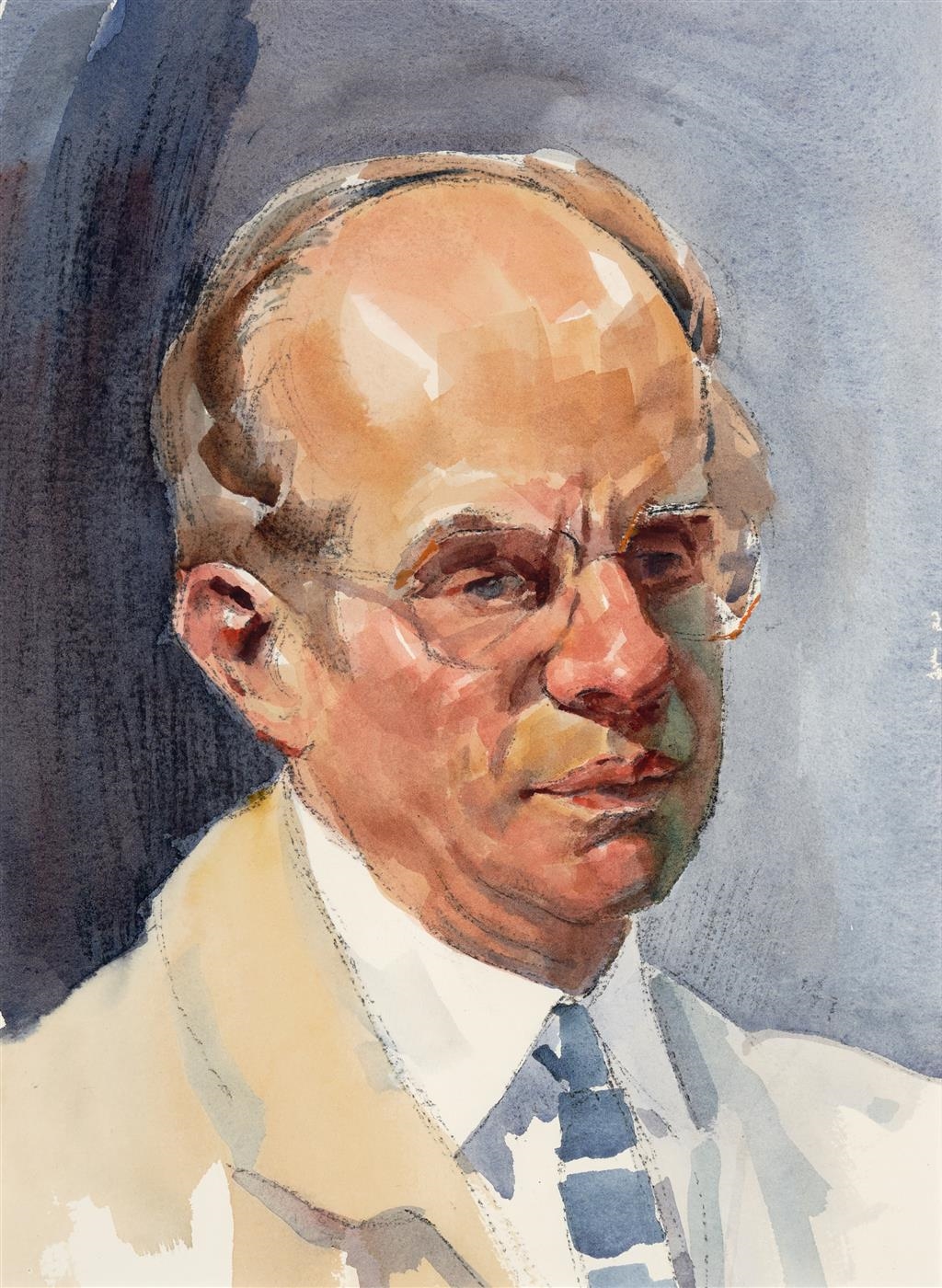 John Santry | Portrait of Kenneth Harding (1988) | MutualArt