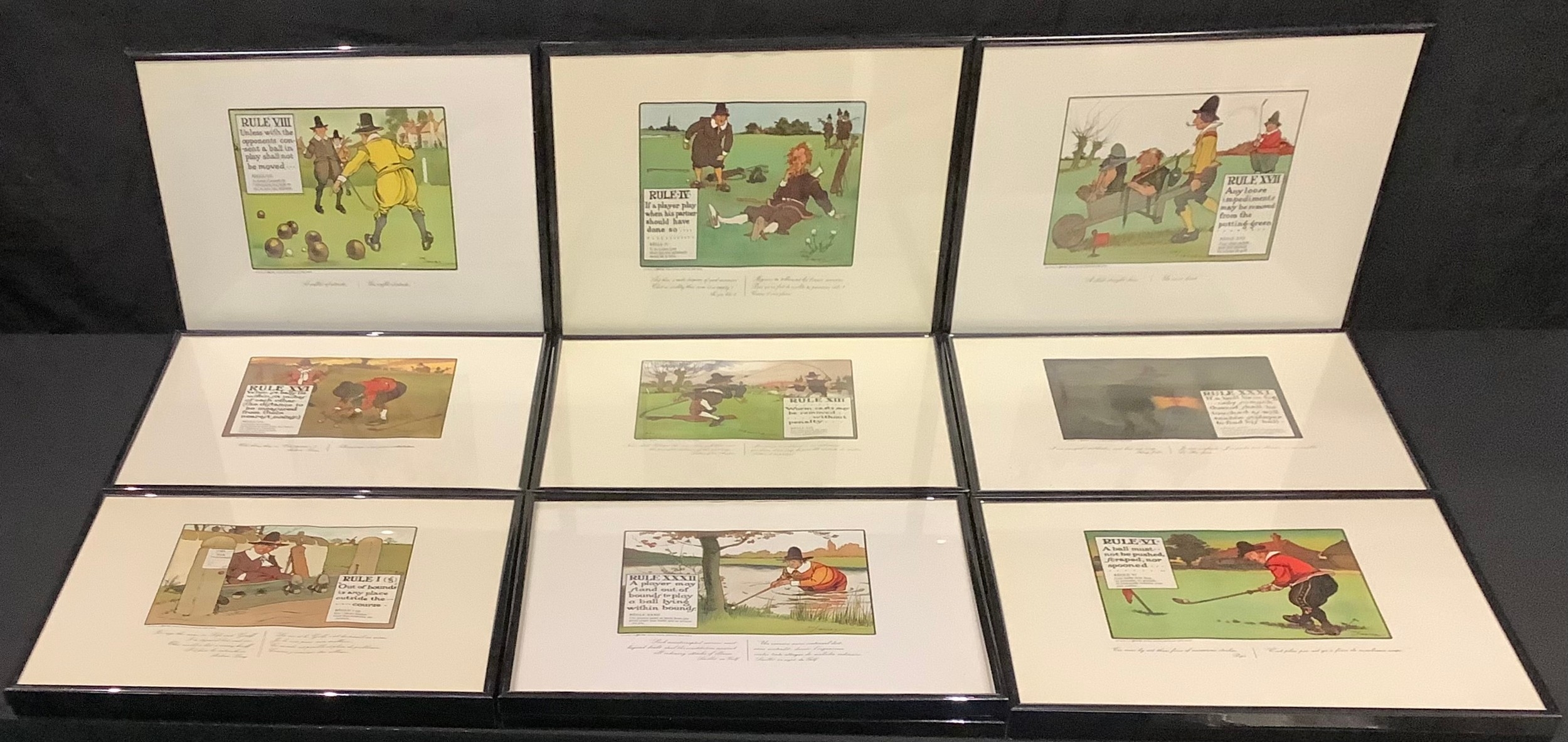 Charles Crombie | A vintage Perrier advertising cartoon strip of three ...