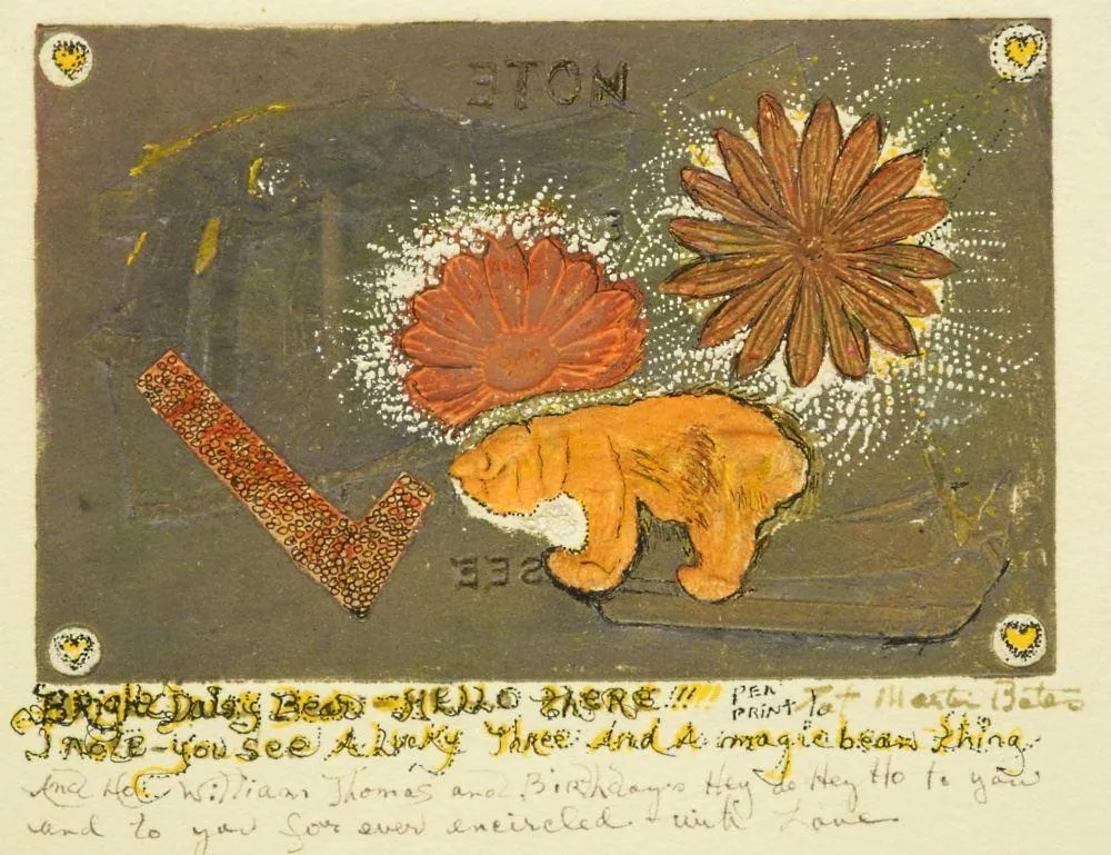 Pat Martin Bates | Bright Daisy Bear | MutualArt