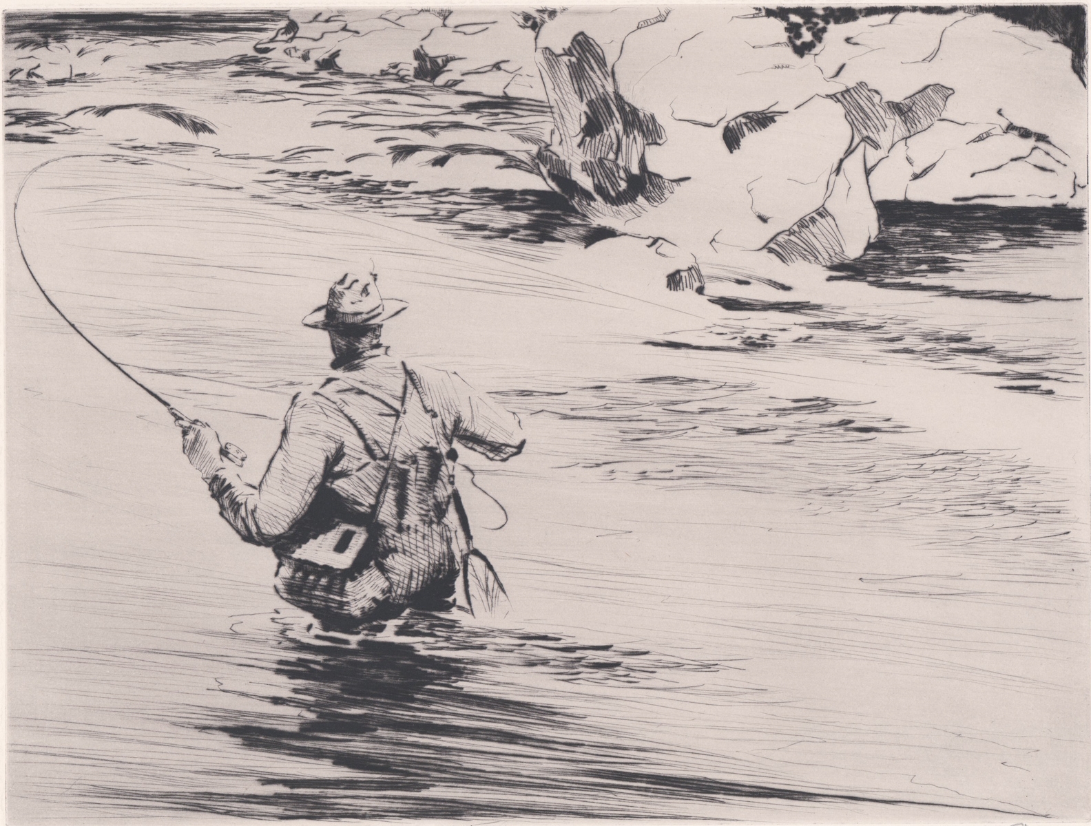 Churchill Ettinger | Nearly Netted; The Right Fly | MutualArt