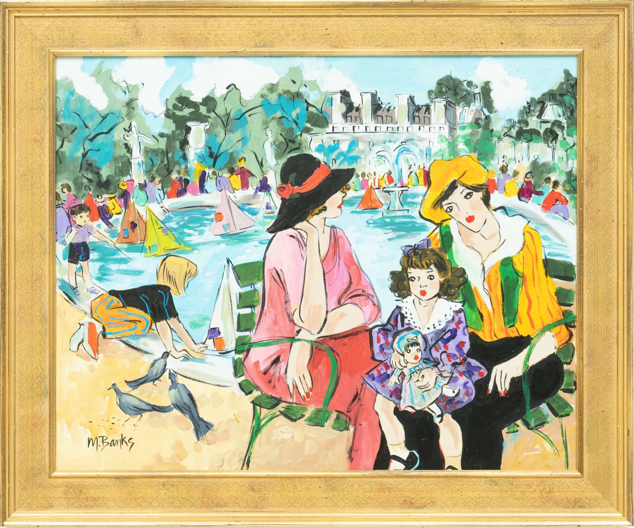 Marcia Banks | Paris in the Springtime | MutualArt