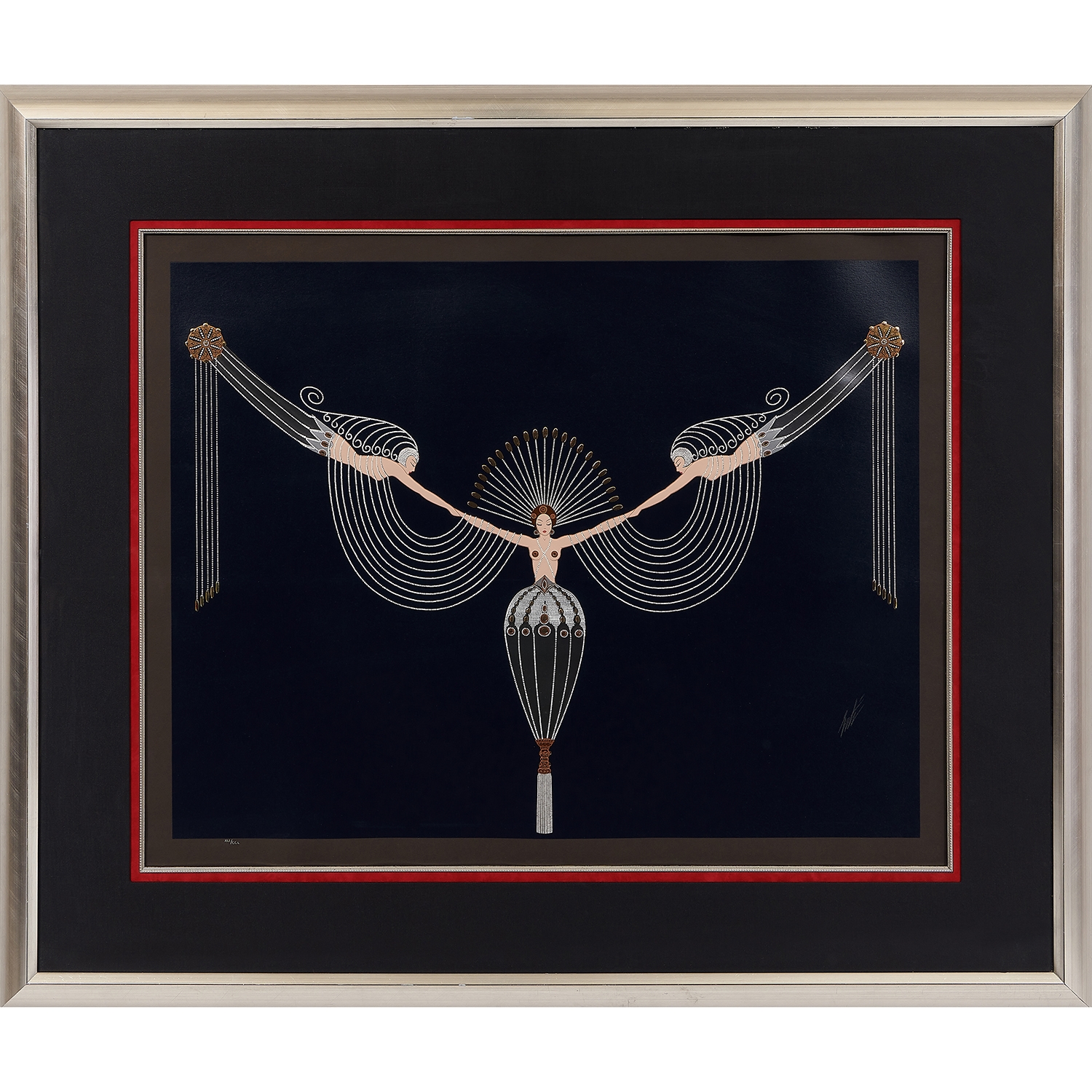 Erté | The Necklace (1987) | MutualArt