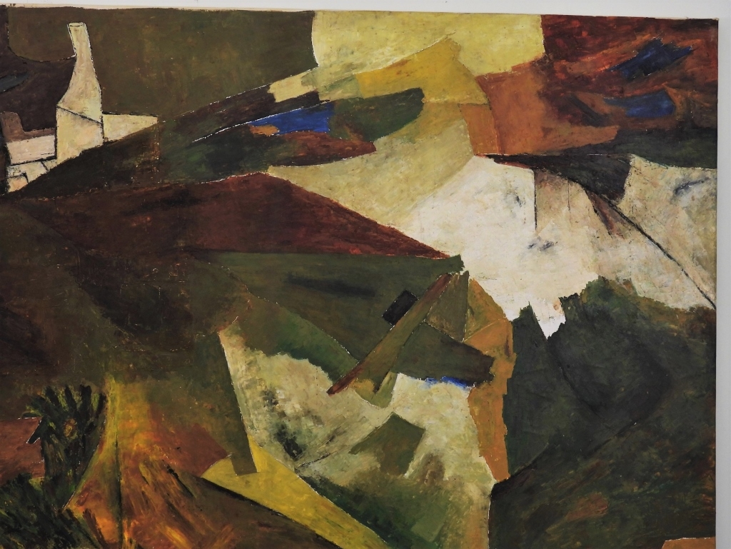 Ram Kumar | Ram Kumar Abstract Landscape Painting | MutualArt