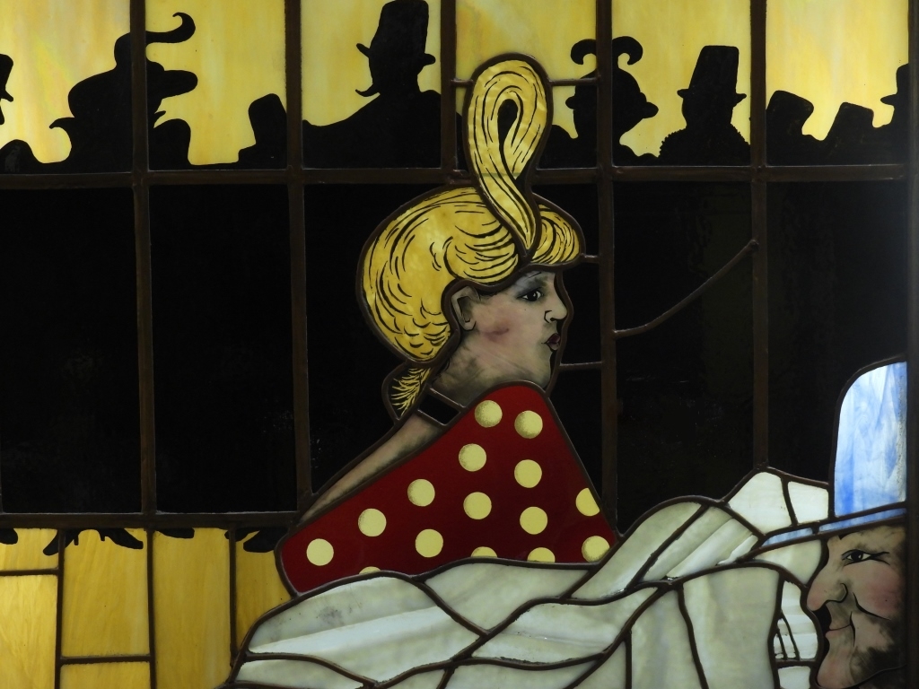 Henri de Toulouse-Lautrec | Toulouse Lautrec Style Stained Glass Window ...