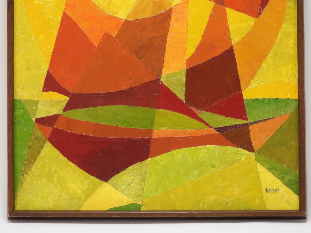 Margaret Mellis | Aft. Margaret Mellis Abstract Painting (20th Century ...