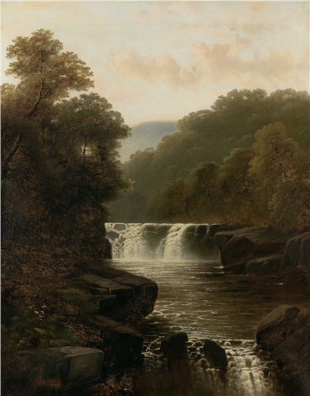 Daniel H. Winder | Waterfall (1898) | MutualArt
