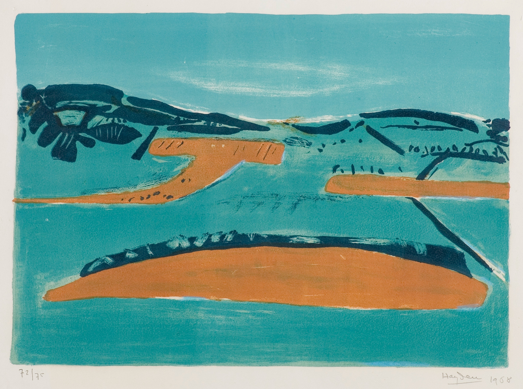 Henri Hayden | PEJZAŻ ZIELONY (1968) | MutualArt