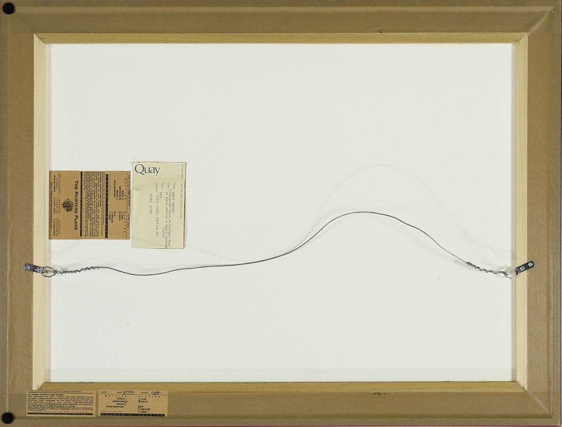 Nancy Graves | Lithograph based on Geologic Maps of Lunar Orbits and ...