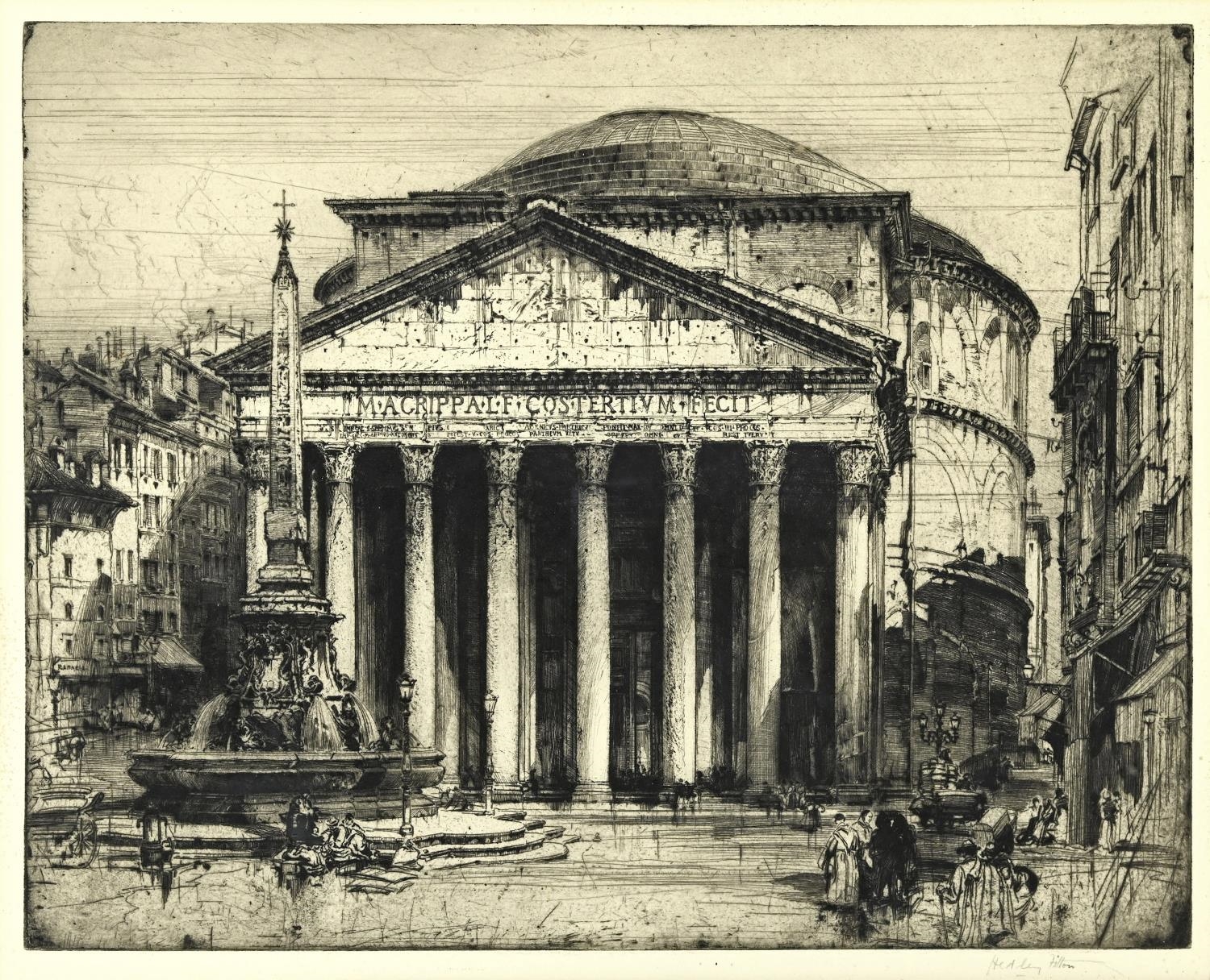Hedley Fitton | THE PANTHEON (1913) | MutualArt