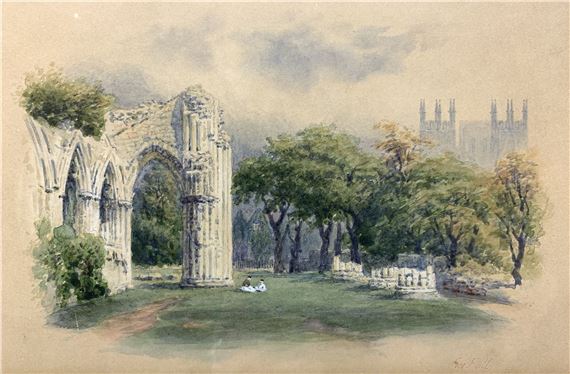 George Fall | St Mary's Abbey York | MutualArt