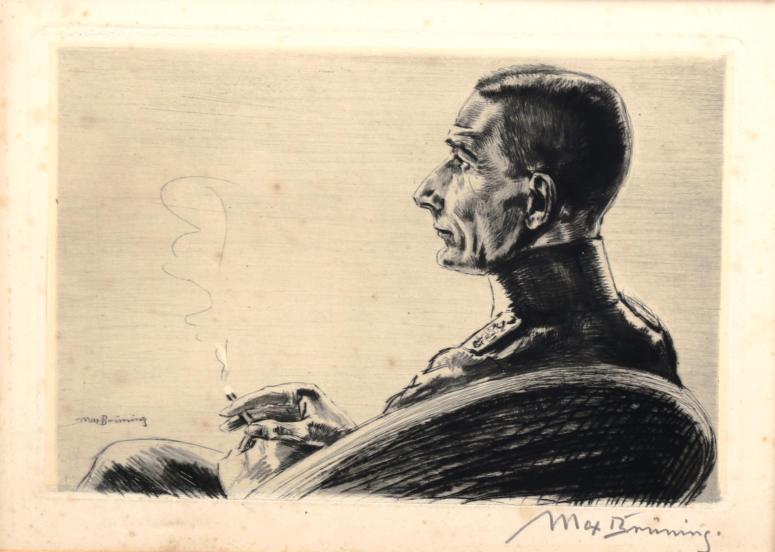 Max Brüning | portrait of a German Officer (Circa 1920) | MutualArt