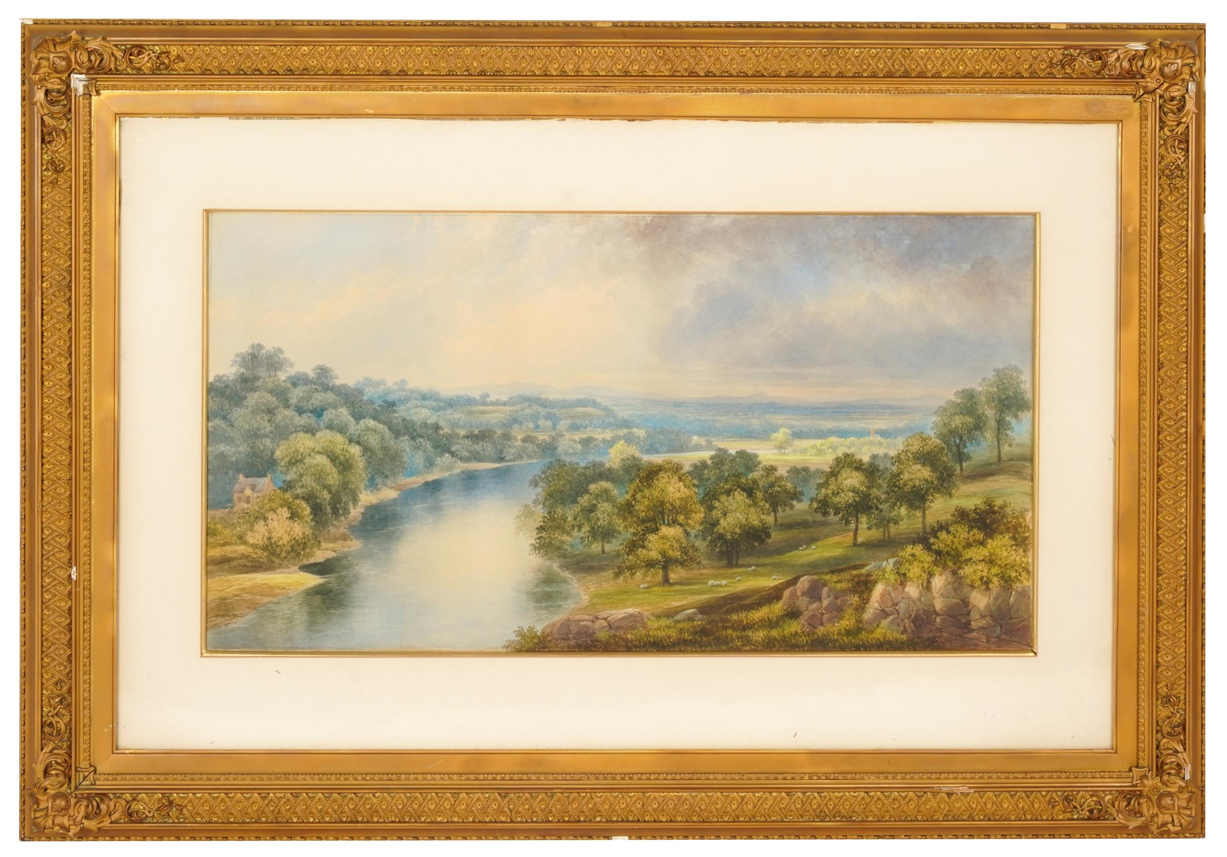 Thomas Harper | BYWELL CASTLE AND REMAINS OF ROMAN BRIDGE (Circa 1850 ...