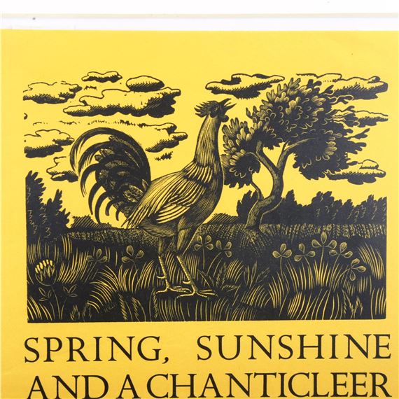 Eric Ravilious | woodcut prospectus from the Golden Cockerel Press ...