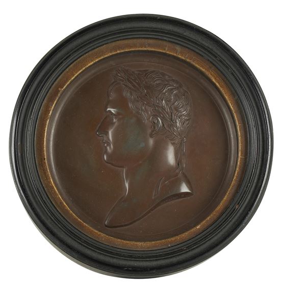 Jean-Bertrand Andrieu | FRENCH BRONZE RELIEF PLAQUE OF NAPOLEON | MutualArt