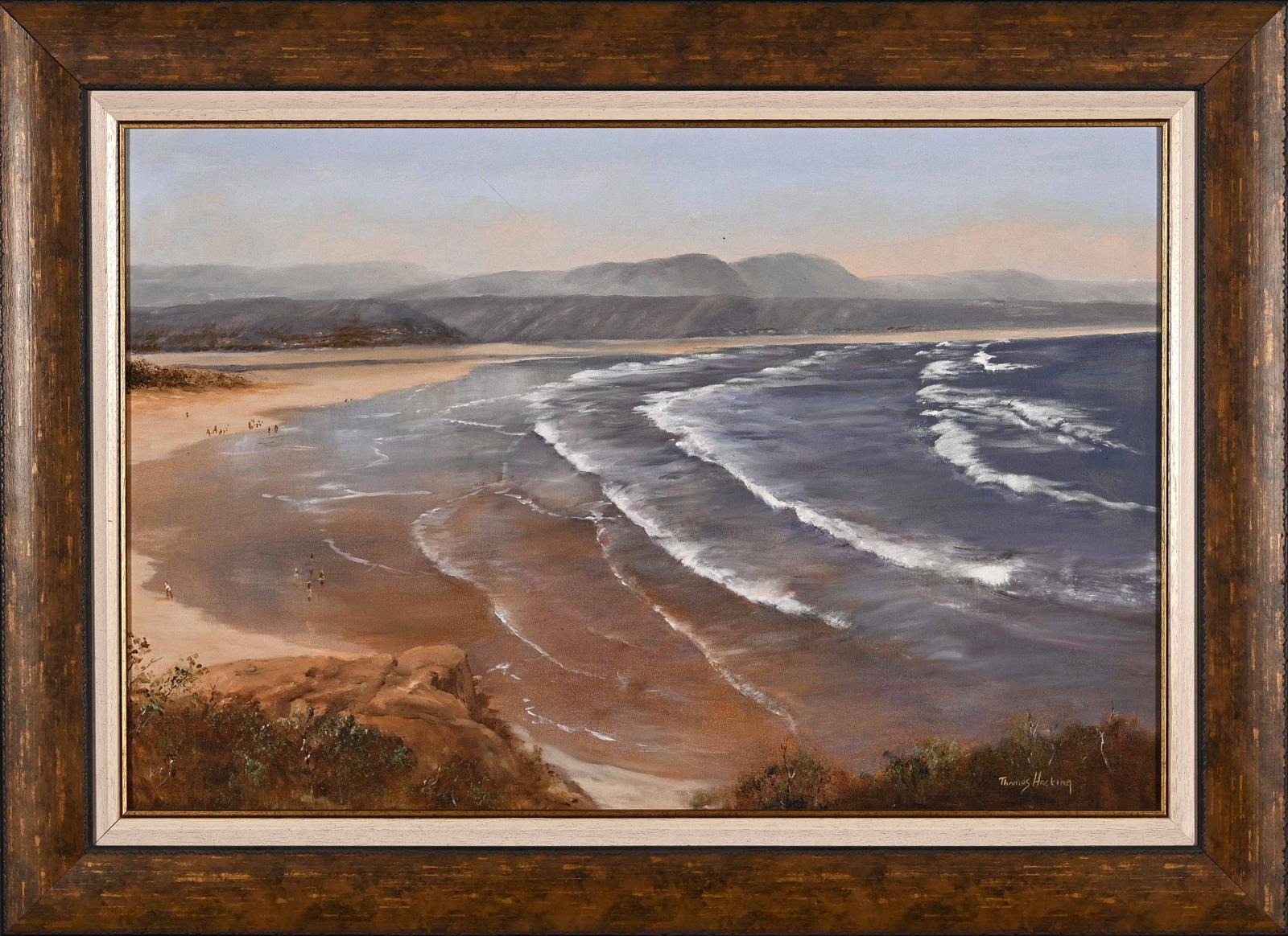 Thomas Hacking | Waves Washing Onto the Beach | MutualArt