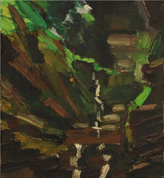 George Rowlett | Waterfall, Puck's Glen, Argyll | MutualArt