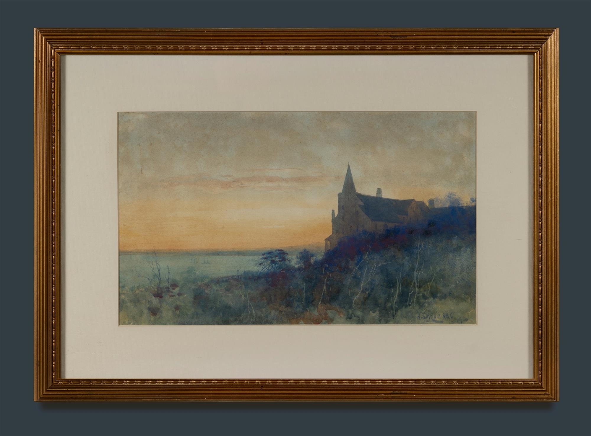 Alfred Sinclair Wadham | Rose Bay Convent & Sydney Harbour (1914 ...