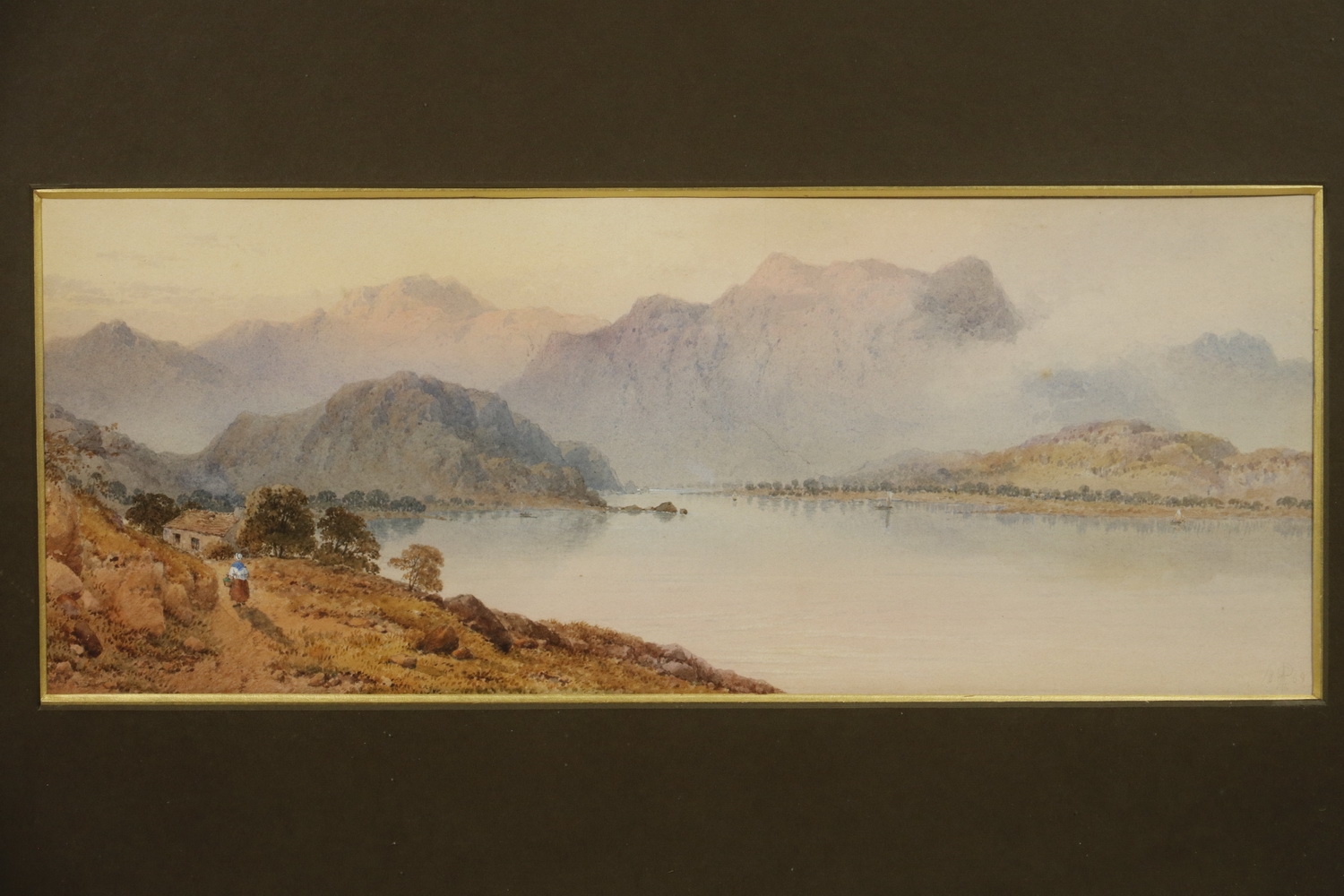 Aaron Edwin Penley | Scottish Highlands Waterside Scene (1869) | MutualArt