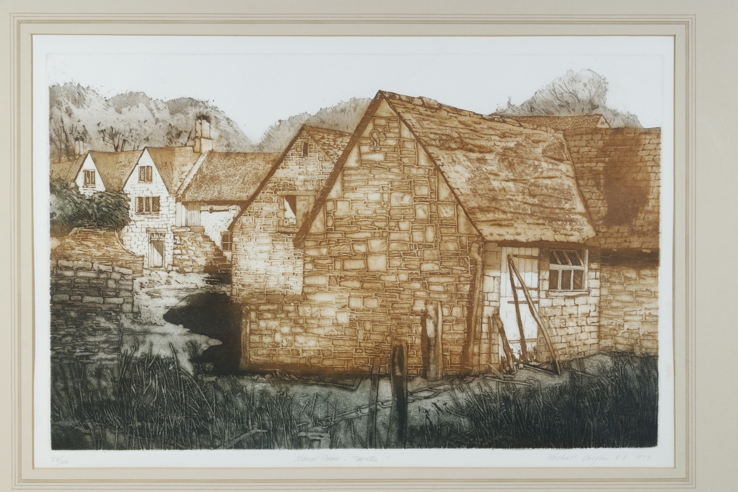 Michael Chaplin | 'Manor Farm (1977) | MutualArt