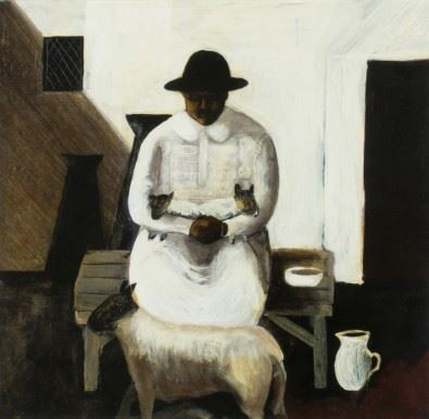 John Caple | Old John Caple Outside Grove Farm | MutualArt