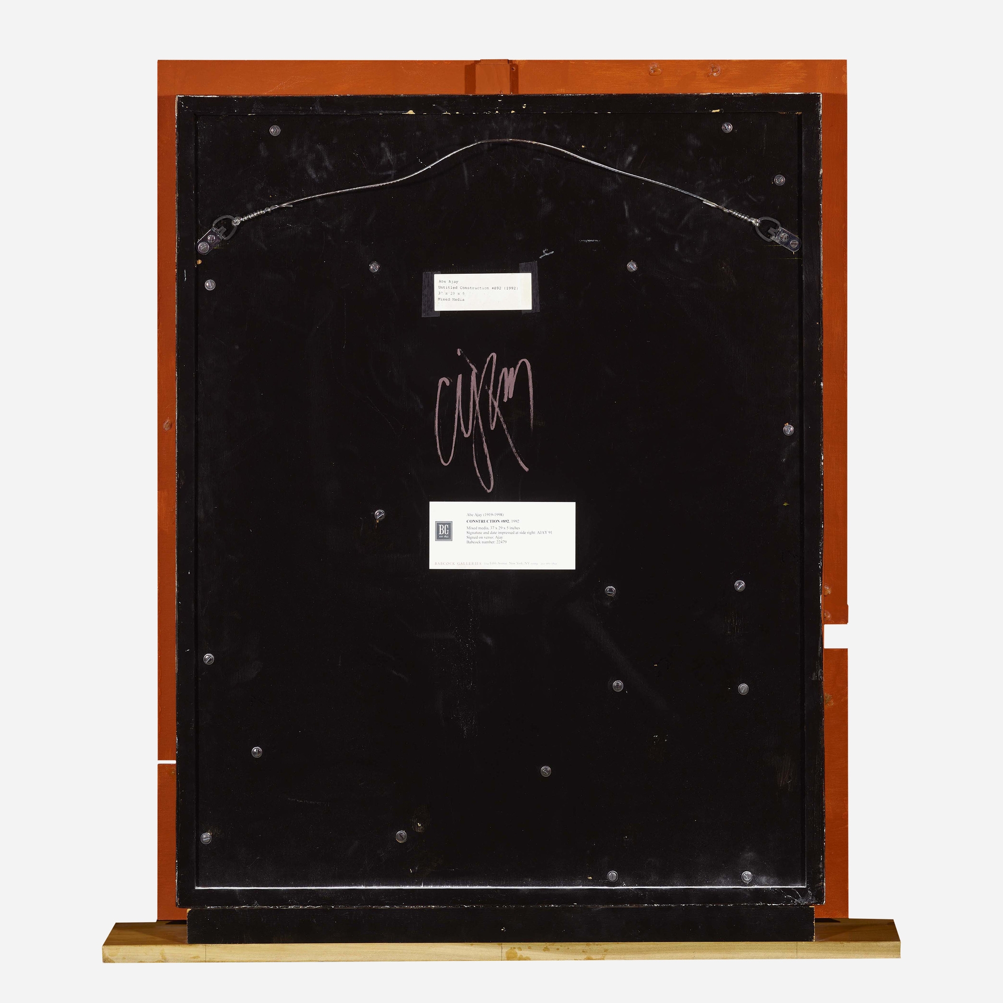 Abe Ajay | Construction # (1991) | MutualArt