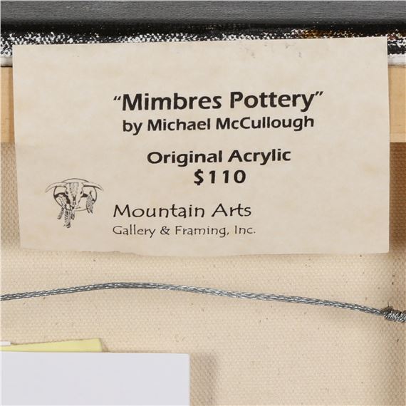Michael McCullough | Mimbres Pottery | MutualArt