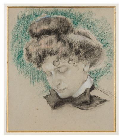 Ernest Rouart | Femme au col | MutualArt